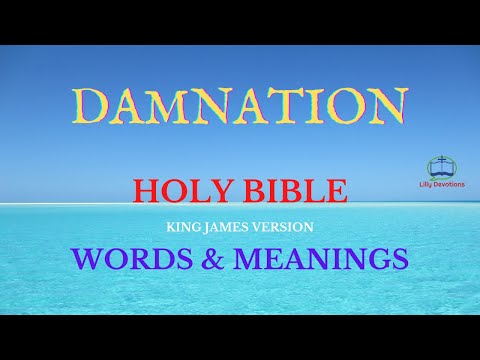 Meaning of "Damnation"