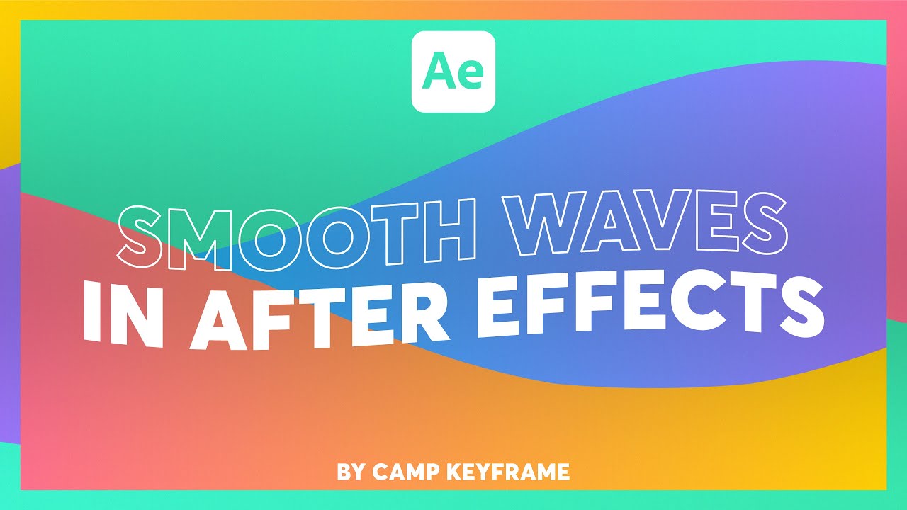 Create smooth waves in After Effects - Tutorial