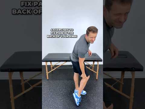 Pain In The Back Of Your Knee? Fix It FAST With These Great Exercises! #kneepain