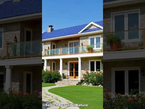 Elegant Stone-Clad Home with Lush Garden | Tranquil Suburban Retreat | 4K Ultra-HD