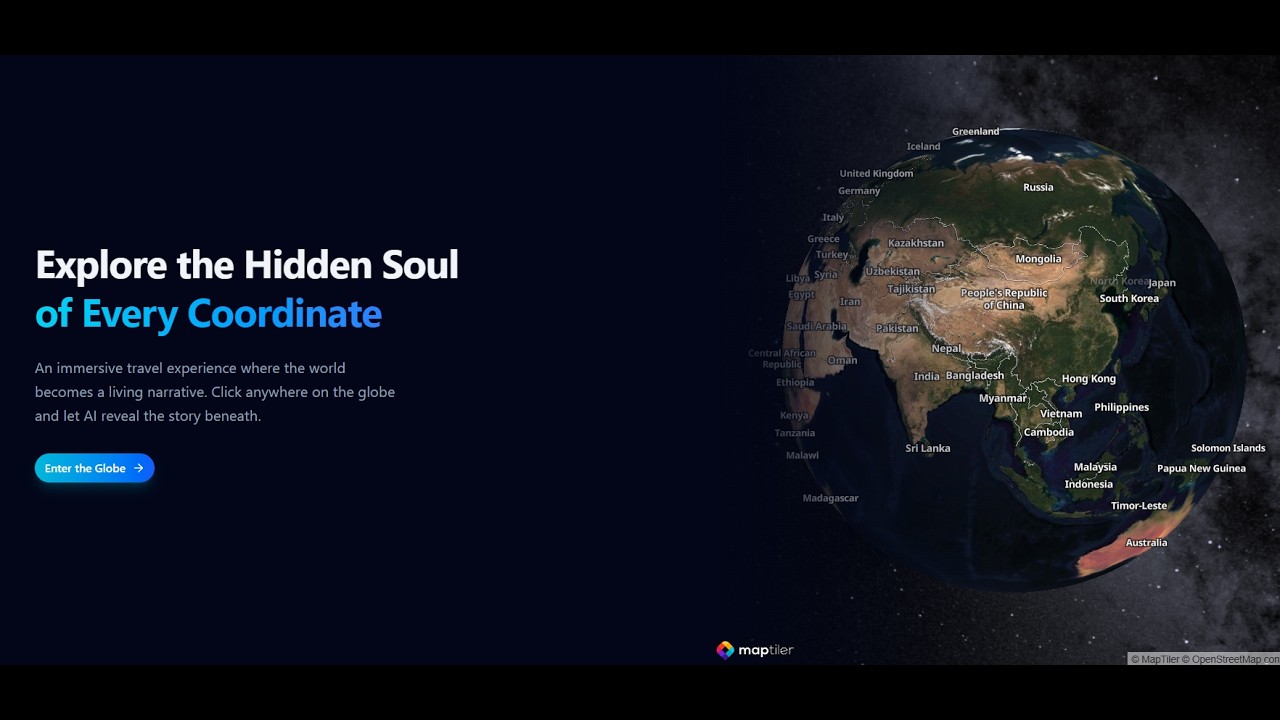 Toribia | An Immersive World Explorer | Devpost WiCS Winter Hackathon 2026