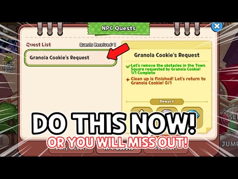 How to Clear Granola's Request and Remove Obstacles! (Town Square Quest)