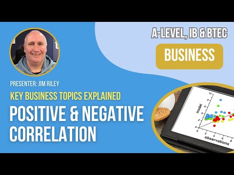 Positive and Negative Correlation | A-Level & IB Business