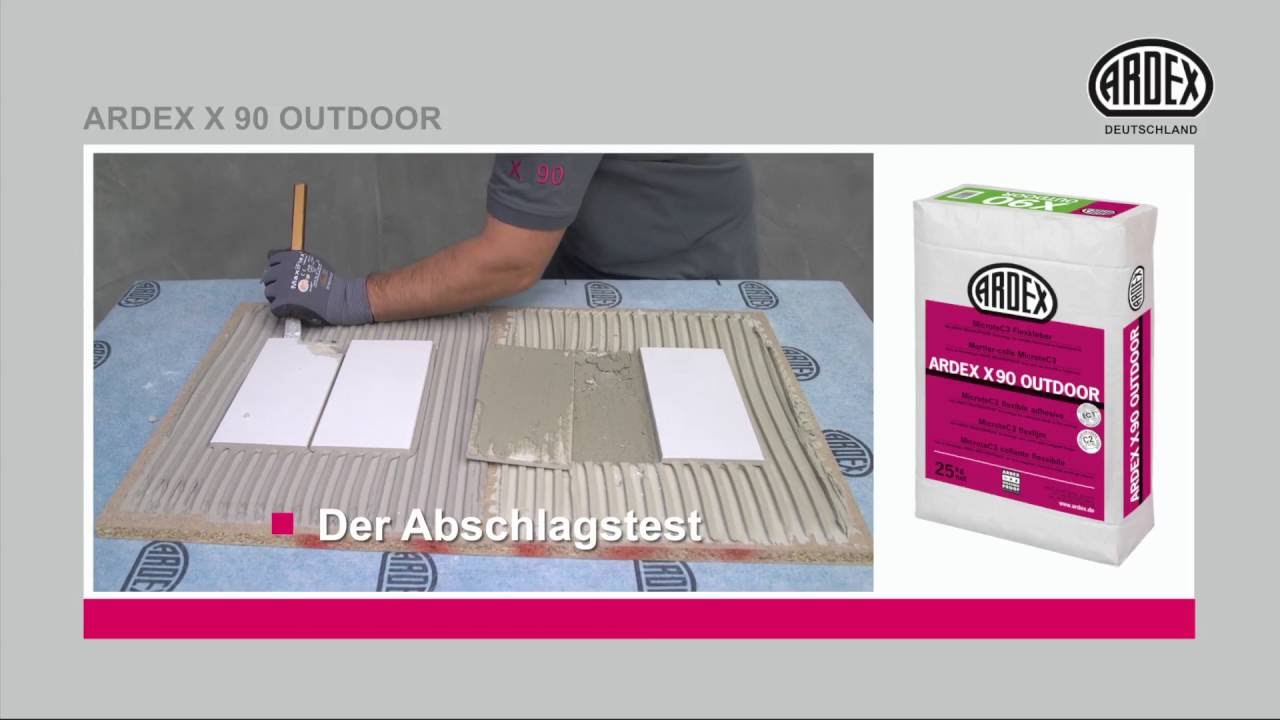 ARDEX: Fliesenkleber - ARDEX X 90