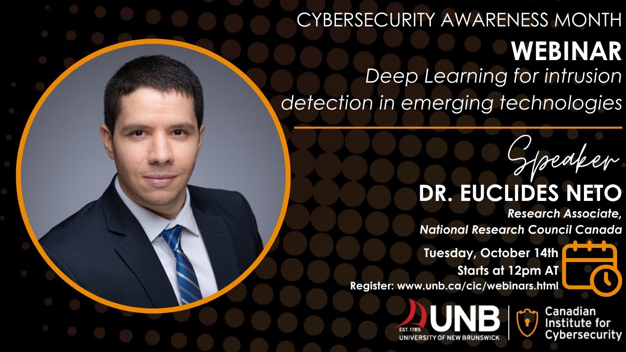 Deep Learning for intrusion detection in emerging technologies with Dr. Euclides Neto