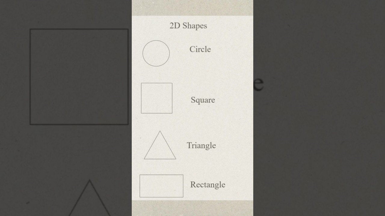 2D Shapes #shapes#2DShapes# square#rectangle#circle#triangle