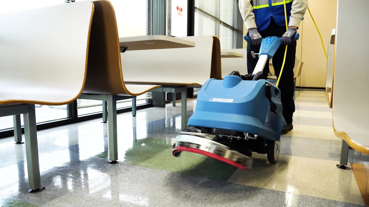 Spring-Loaded Precision Cleaning: The Compact Floor Scrubbers That Work Forward & Backward