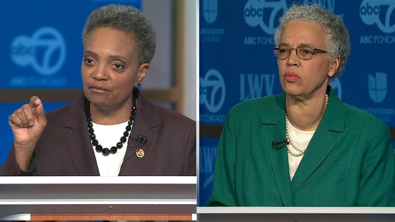 Lori Lightfoot, Toni Preckwinkle square off in mayoral forum