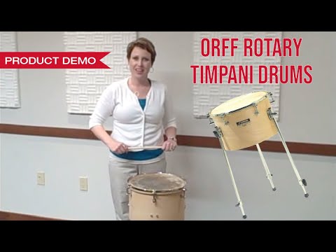 18" Sonor Orff Rotary Timpani Drum Late 90s - w/legs | Reverb