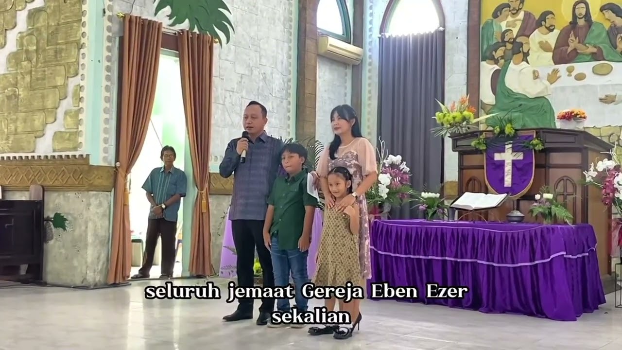 POLRES BARSEL, MINGGU KASIH KAPOLRES SAMPAIKAN PESAN KAMTIBMAS DENGAN JEMAAT GEREJA