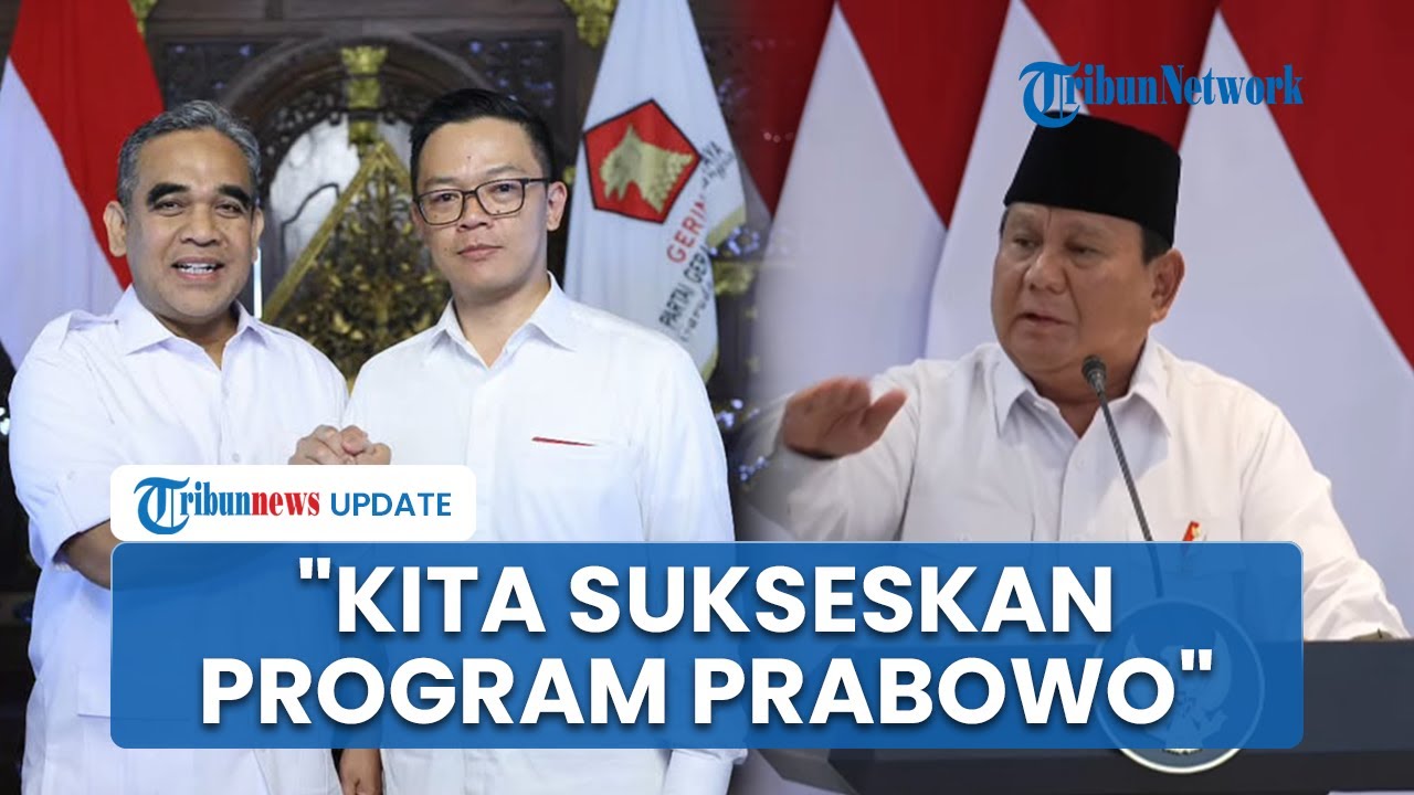 Pernyataan Perdana Sugiono seusai Resmi Jabat Sekjen Gerindra: Kita Sukseskan Kepemimpinan ...