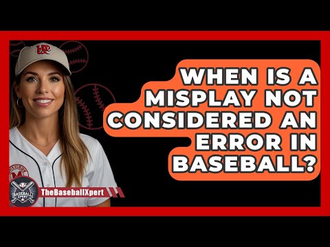 When Is A Misplay Not Considered An Error In Baseball? - The Baseball Xpert
