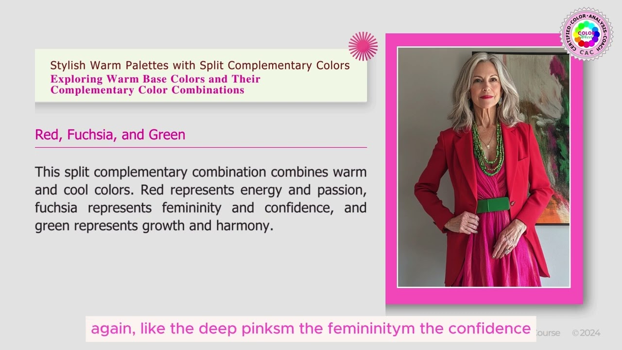 19. Stylish Warm Palettes with Split Complementary