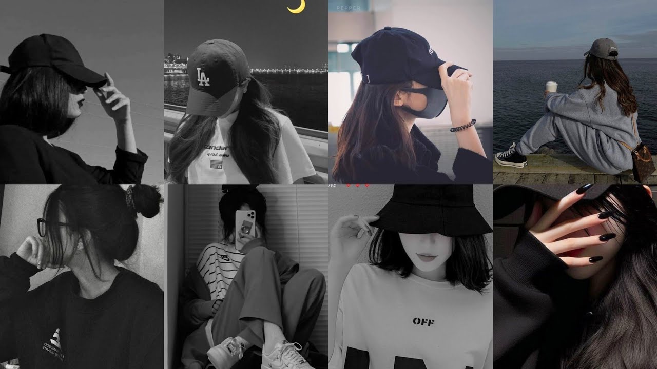 Attitude Black and white girl dp/instagram profile/wallpaper 2026 | Hidden Face Dp for girls 