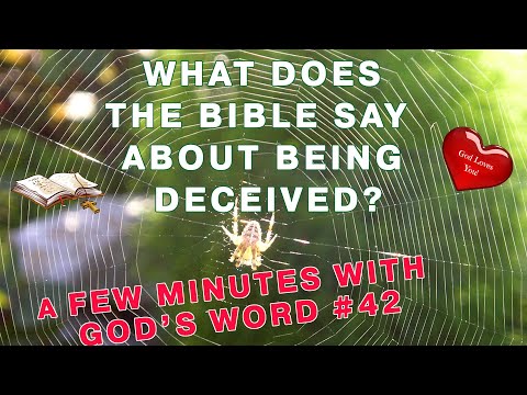 Bible verses about being deceived | Christian Meditations with God's Word #42