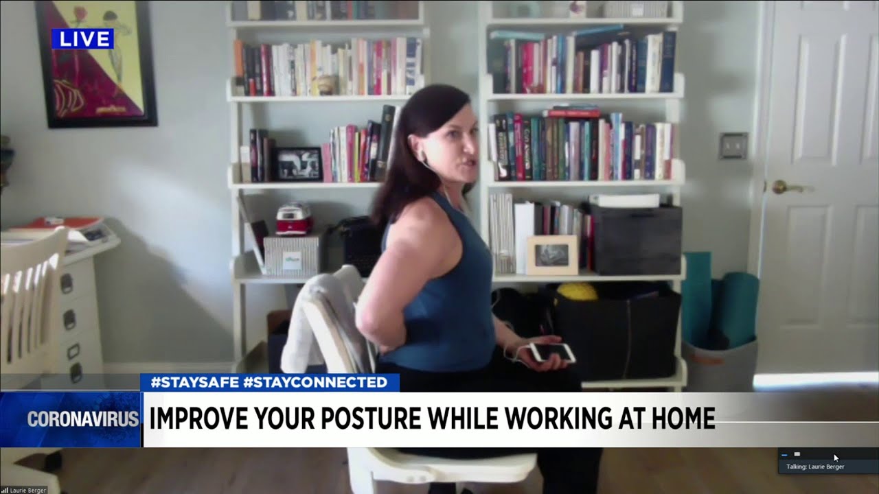 Live Healthy - Improve your posture while working at home