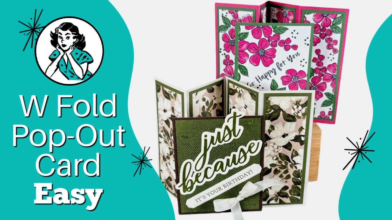 🔴  Why I'm OBSESSED with W Fold Cards! Interactive Tutorial