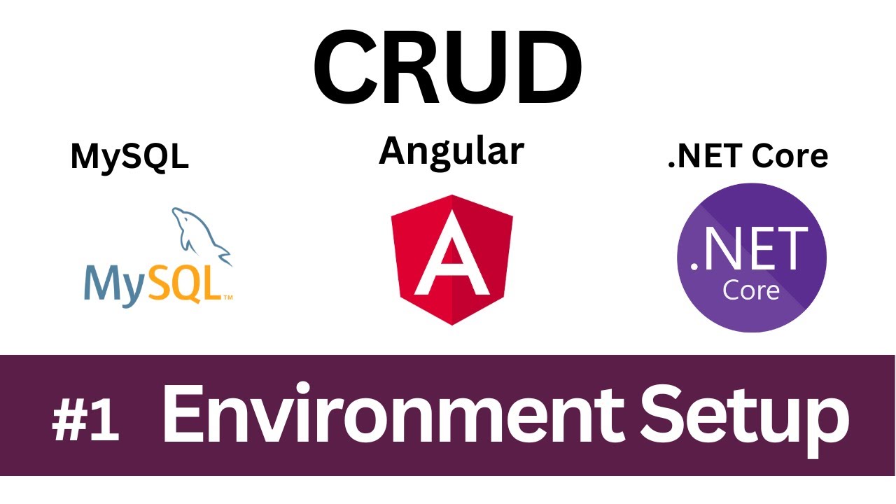 Build app using Angular 12, .NET Core Web API and MySQL | Environment Setup | Part 01