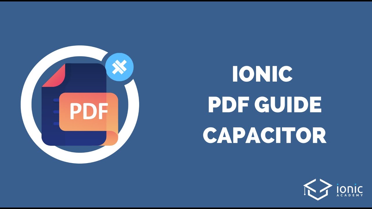 Create PDF Files with Ionic and Capacitor using PDFMake