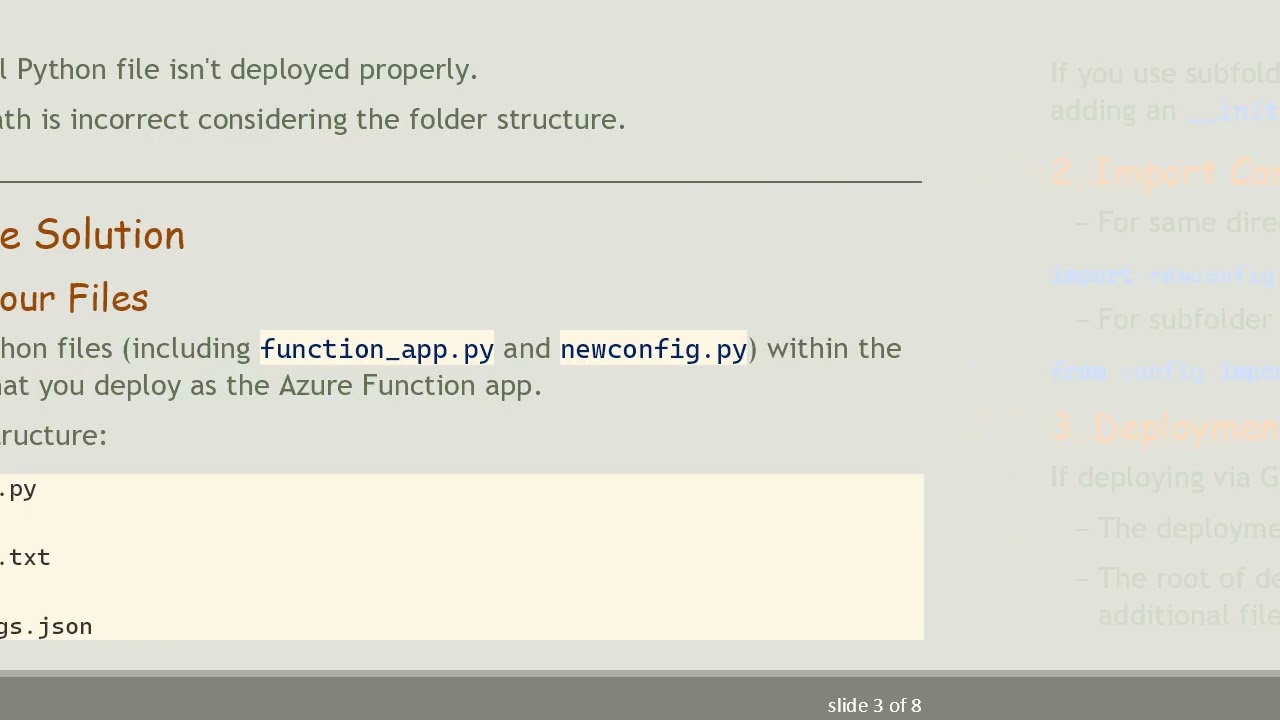 Using Additional Python Files in Azure Functions