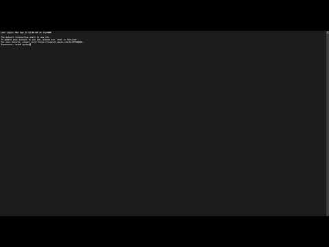 Running python3 in terminal.