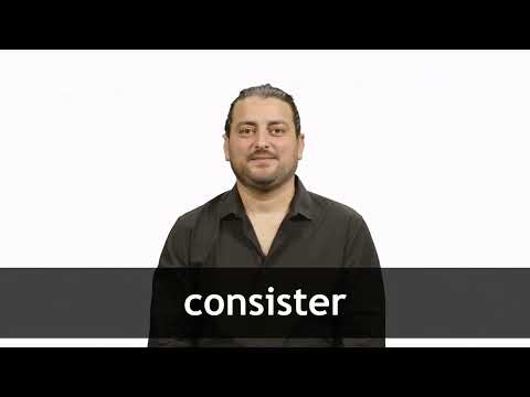 English Translation of “CONSISTER” | Collins French-English Dictionary