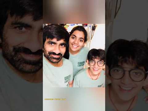 Ravi Teja with his wife family children happy time ❤️
