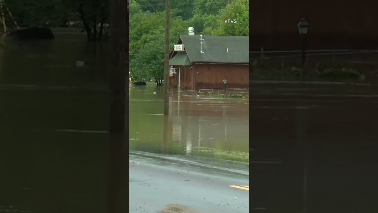Roads and homes were flooded in Bollinger County, Missouri overnight #wx #mowx #bollingercounty