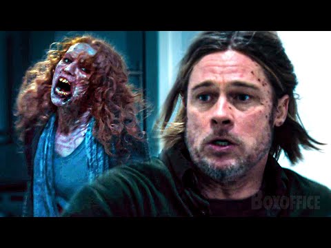 Brad Pitt VS Lab Zombies | World War Z | CLIP