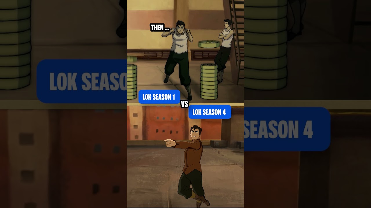 season 1 korra is NOT the same as season 4 korra...