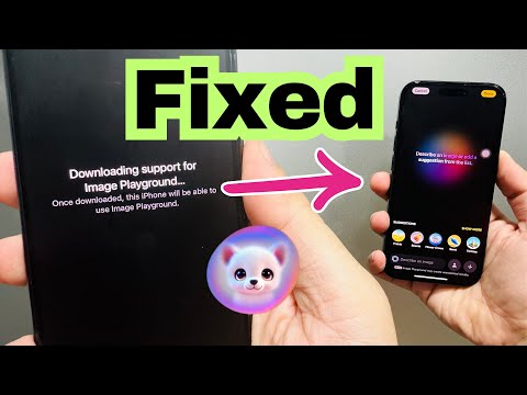 Fix Downloading Support For Image Playground in iOS 18.5 on iPhone/iPad