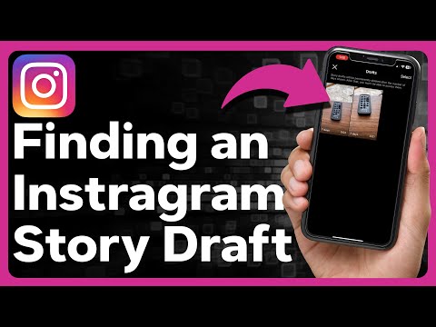 How To Find Story Drafts On Instagram