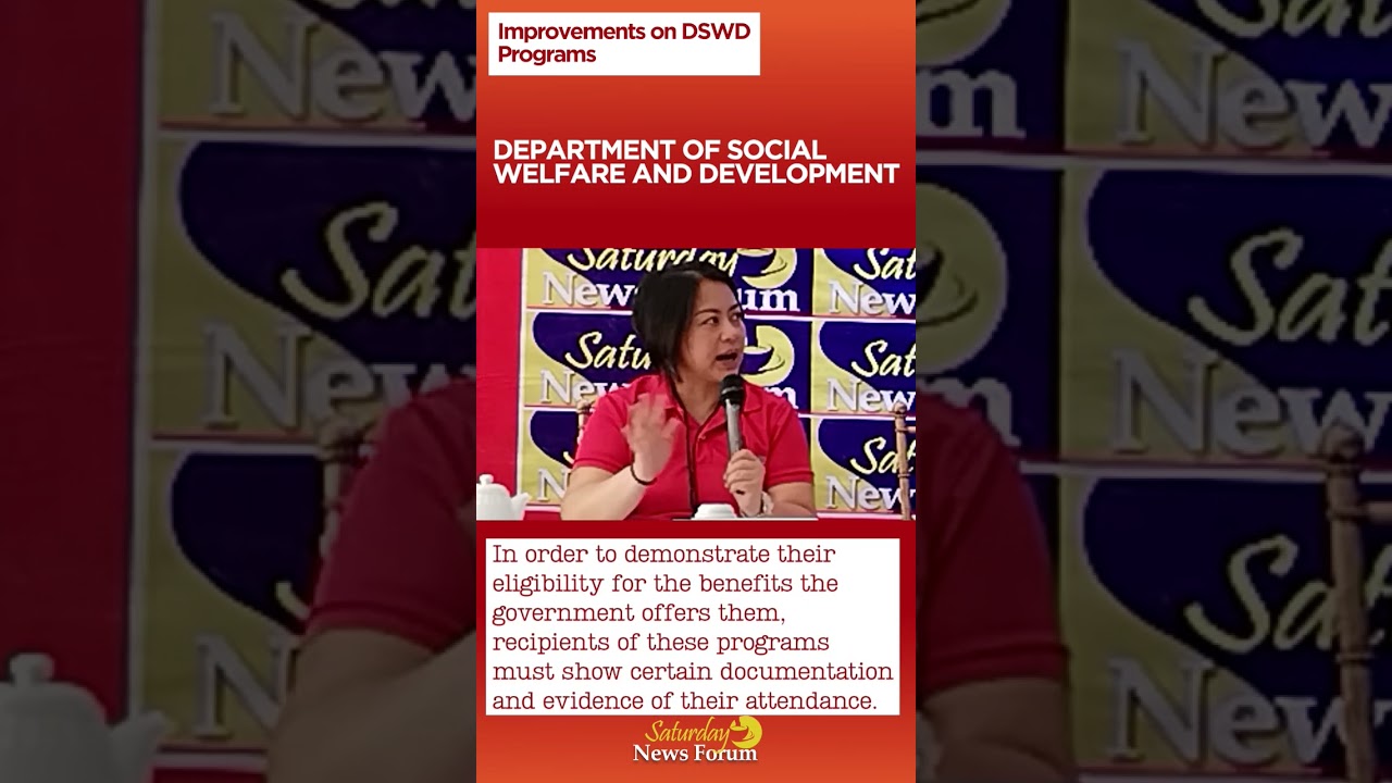 Improvements on DSWD Programs, June 15, 2024