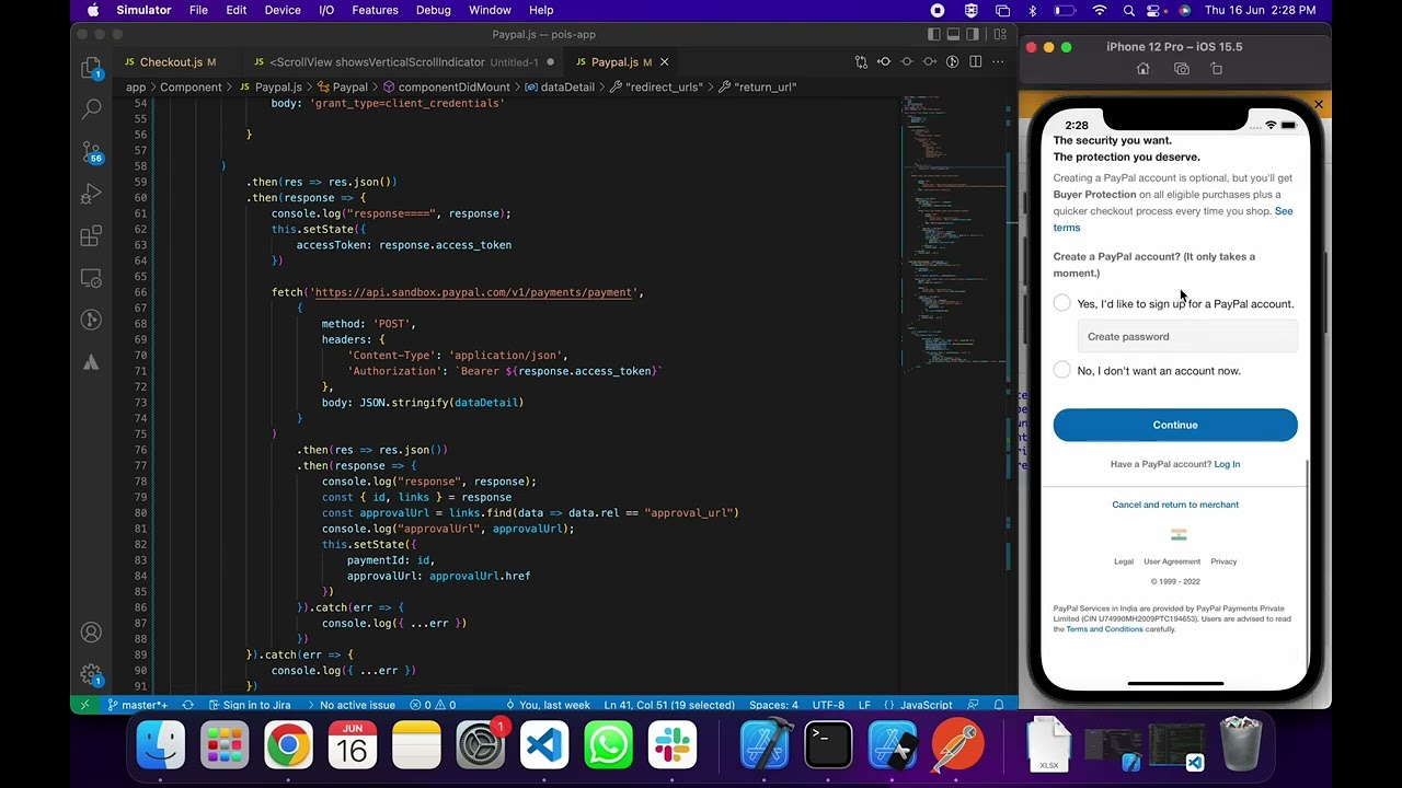 React-Native Paypal Payment