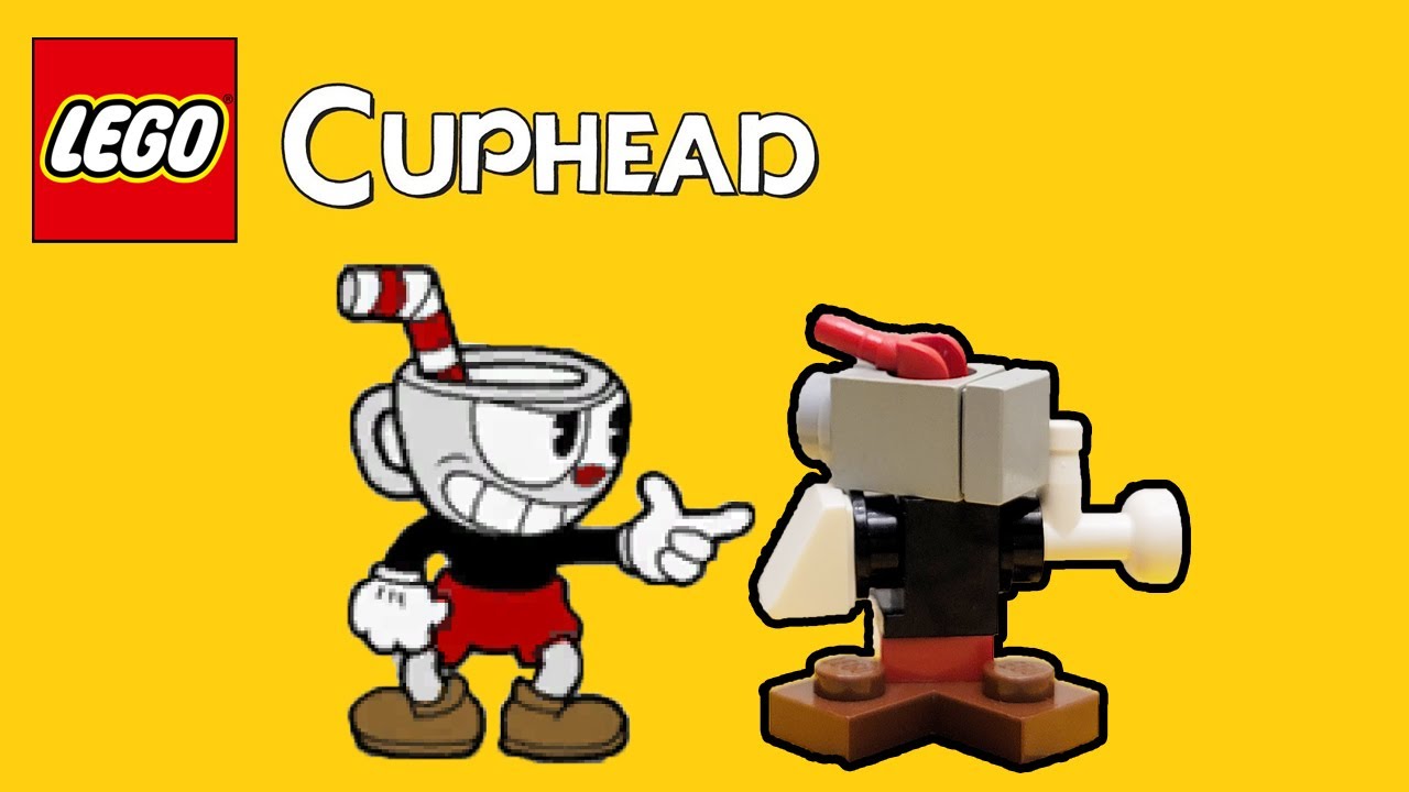 Lego Cuphead: Cuphead, Mugman and Chalice Miniatures Stop Motion Tutorial