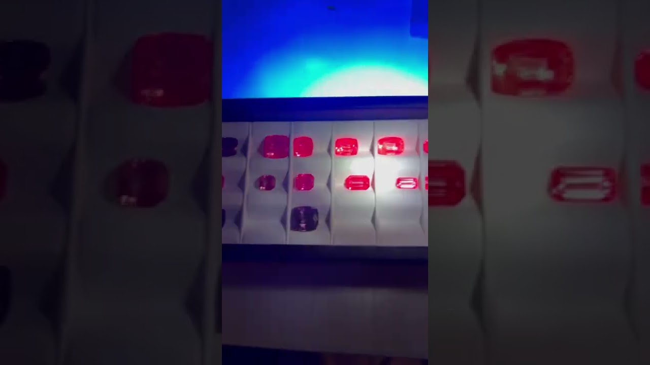 Spinel under UV light