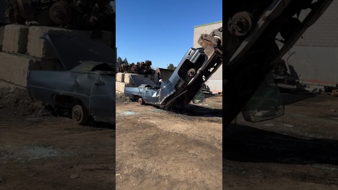 Cadillac Fleetwood Series 75 Limo - after 257 days, it’s time for the car crusher !