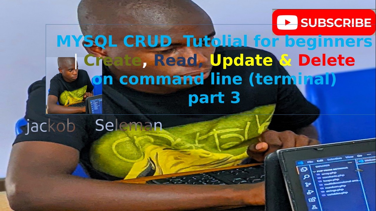MySQL CRUD Tutorial for Beginners | Insert, Update, Delete, Select Explained MySQL command episode 4