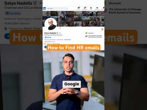 Easy Ways to Find HR Email Addresses | Job Search Hack 🧑💻