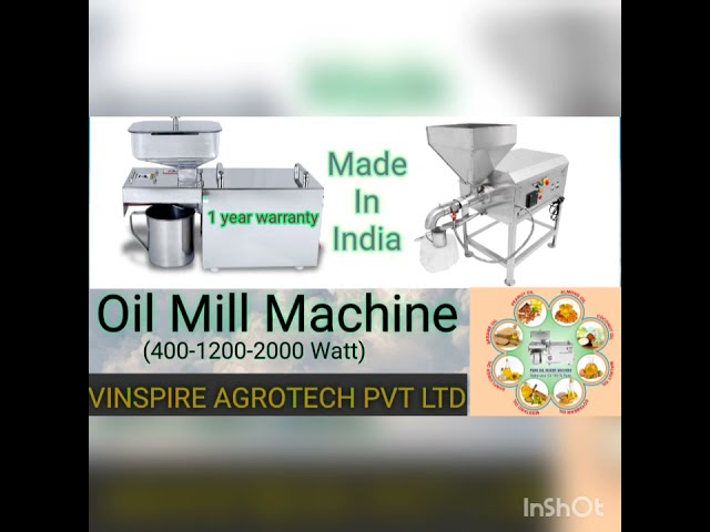 Mini Oil Mill Machine - Mini Oil Mill Manufacturer from Ahmedabad