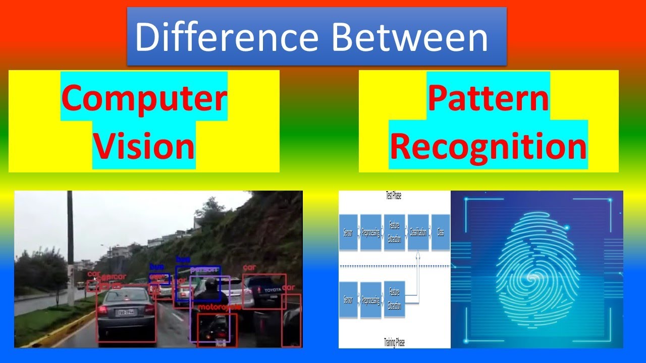 Difference Between Computer Vision and Pattern Recognition