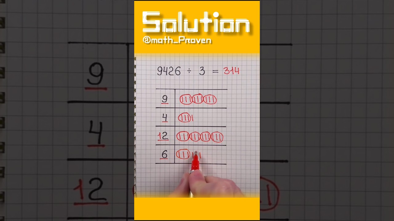 Mind-Blowing Division Trick 🤯 | Easy Way to Divide Numbers Visually#mathtricks #learnmath #education