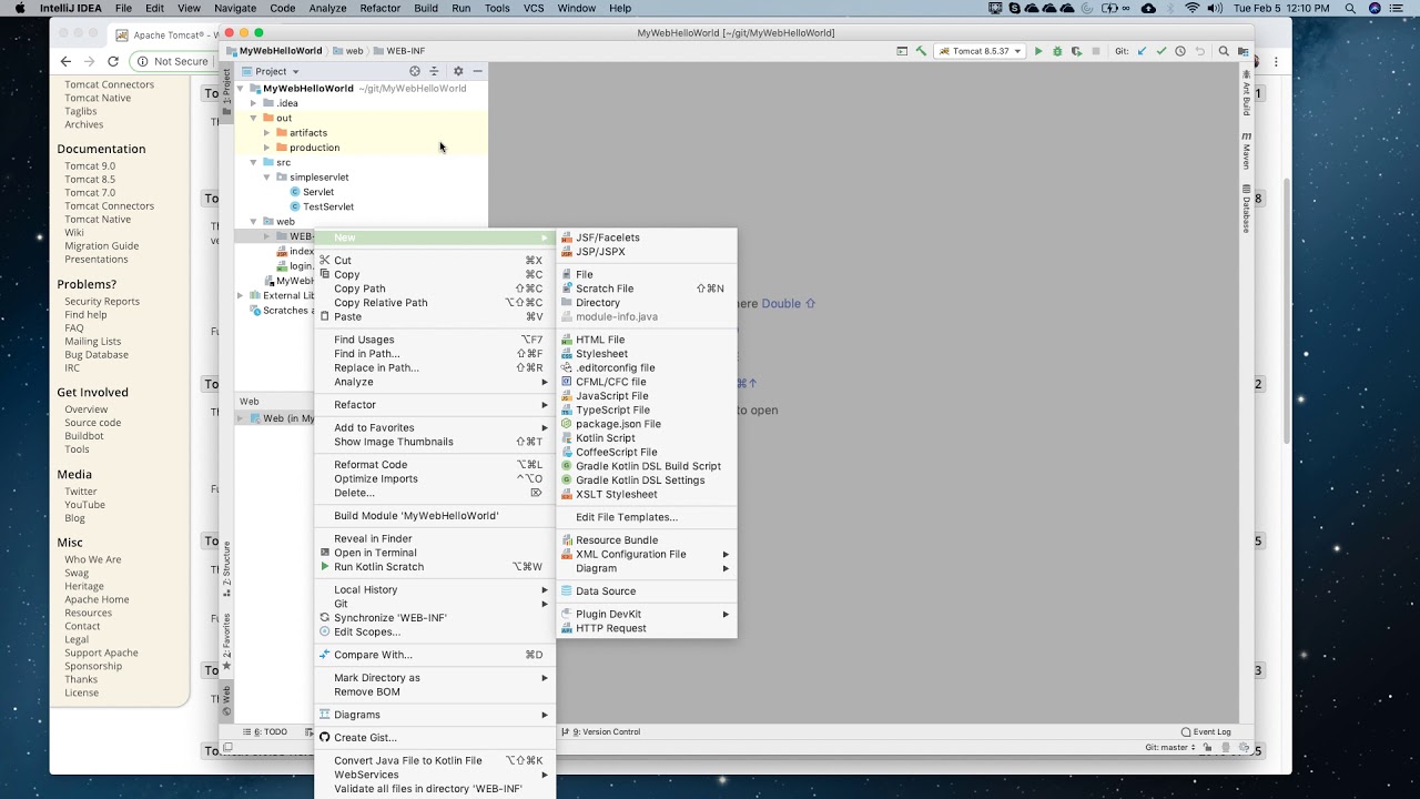Simple Servlet Example