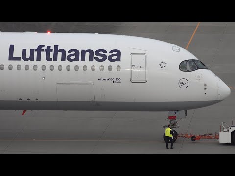 Lufthansa Airbus A350-900 D-AIXE Pushback [HND/RJTT]