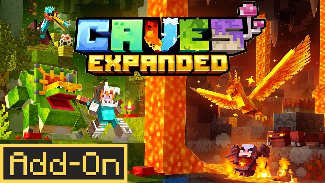 Caves EXPANDED Addon - 6 INSANE New Cave Biomes Added To Your Minecraft World