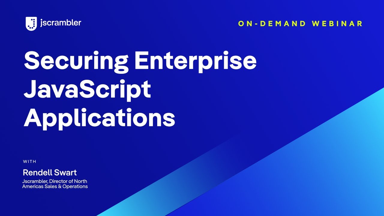 [Webinar ENG] Securing Enterprise JavaScript Applications