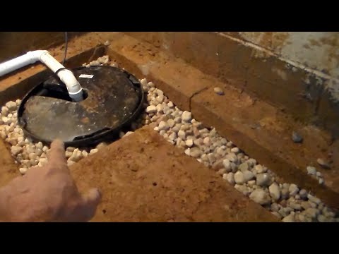 Interior Basement Waterproofing - Remove Flood Water