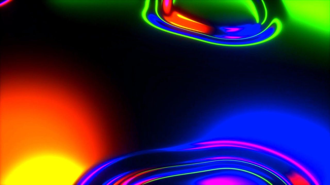 🎬 4K Screensaver – Multicolor Neon Fluid | Abstract Loop (No Audio)
