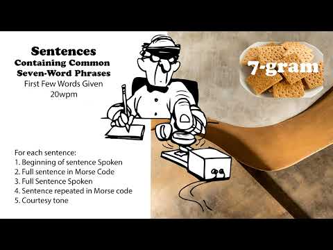 Sentences Containing Common 7-Word Phrases with first words spoken - 20wpm