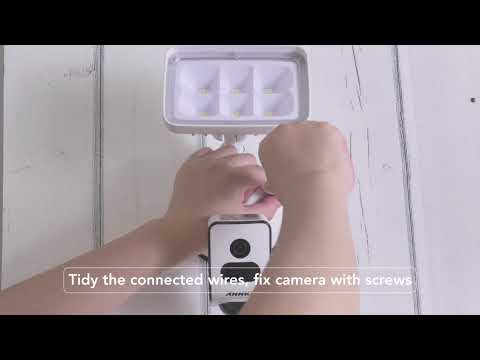 ANNKE I41MW AI PIR Floodlight Cam Unboxing and Setup